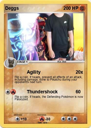 Pokémon Deggs 1 1 - Agility - My Pokemon Card