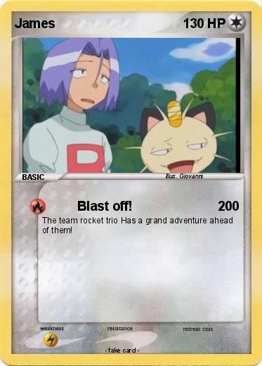 Pokémon James 2227 2227 - Blast off! - My Pokemon Card