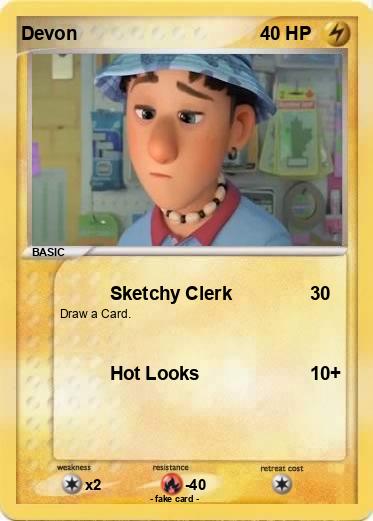 Pokémon Devon 133 133 - Sketchy Clerk - My Pokemon Card