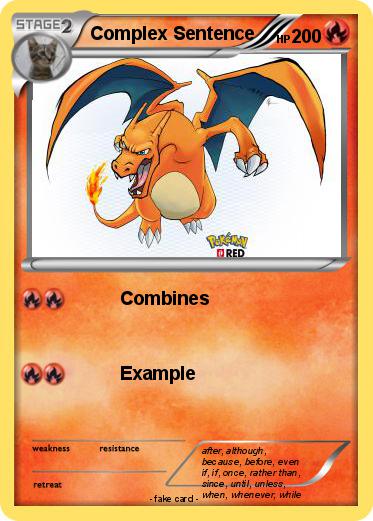 Pokémon Complex Sentence 1 1 - Combines - My Pokemon Card