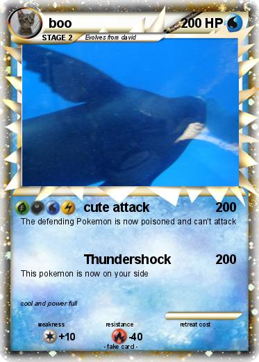 Pokémon boo 1040 1040 - cute attack - My Pokemon Card