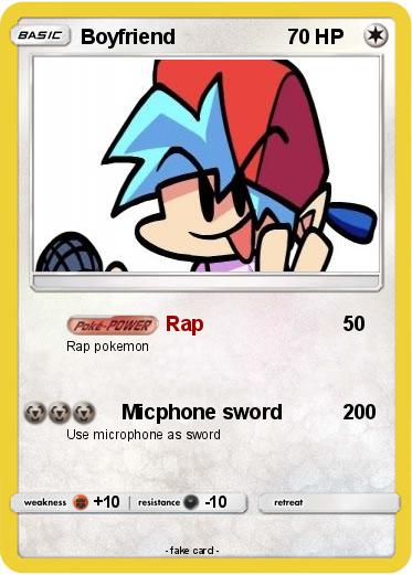 Pokémon Boyfriend 146 146 - Rap - My Pokemon Card