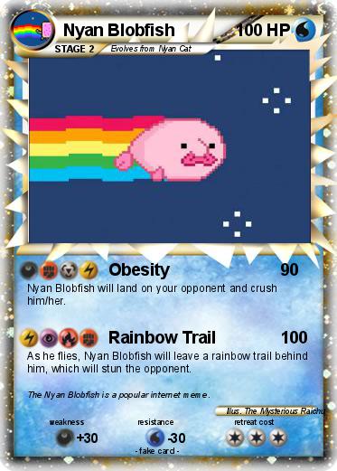 Pokémon Nyan Blobfish 3 3 - Obesity - My Pokemon Card