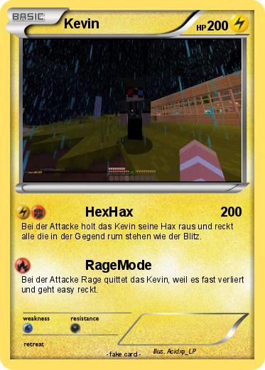 Pokémon Kevin 1278 1278 - HexHax - My Pokemon Card