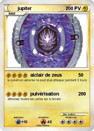 Pokémon jupiter 59 59 - aiclair de zeus - Ma carte Pokémon