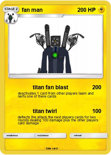 Pokémon fan man 3 3 - titan fan blast - My Pokemon Card