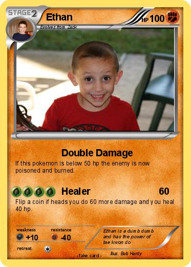 Pokémon Ethan 492 492 - Double Damage - My Pokemon Card