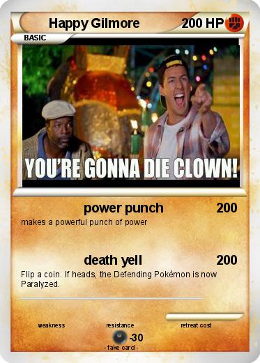 Pokémon Happy Gilmore 10 10 - power punch - My Pokemon Card