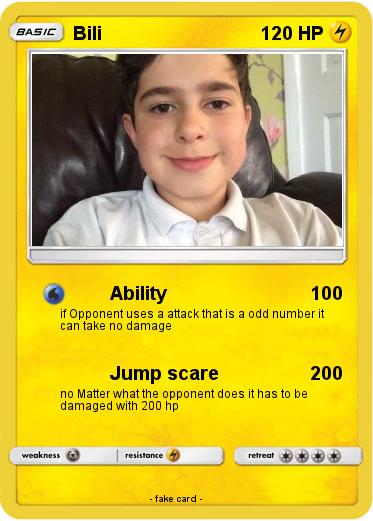 Pokémon Bili 4 4 - Ability - My Pokemon Card