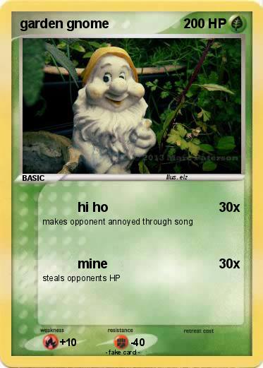 Pokémon garden gnome 2 2 - hi ho - My Pokemon Card