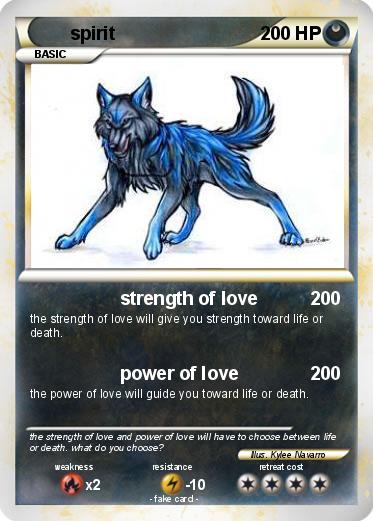 Pokémon spirit 146 146 - strength of love - My Pokemon Card