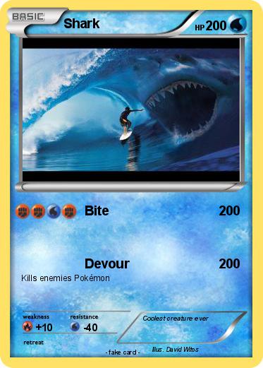 Pokémon Shark 622 622 - Bite - My Pokemon Card