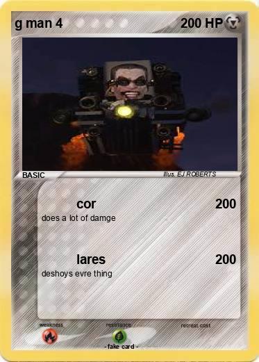 Pokémon g man 4 1 1 - cor - My Pokemon Card