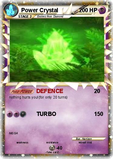 Pokémon Power Crystal - DEFENCE - My Pokemon Card