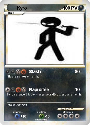 Pokémon Kyro - Slash - Ma carte Pokémon