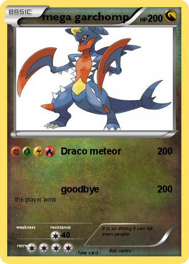 Pokémon mega garchomp 99 99 - Draco meteor - My Pokemon Card