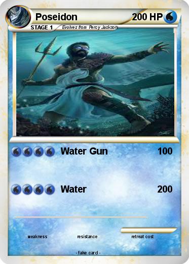 Pokémon Poseidon 555 555 - Water Gun - My Pokemon Card