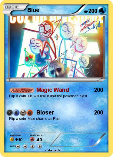 Pokémon Blue 2670 2670 - Magic Wand - My Pokemon Card