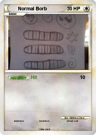 Pokémon Normal Borb - Hit - My Pokemon Card