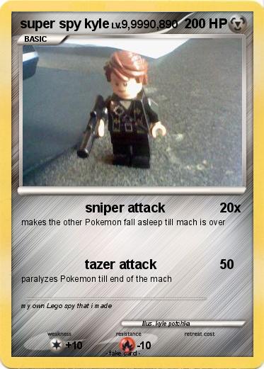 Pokémon super spy kyle - sniper attack - My Pokemon Card