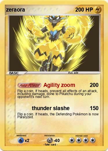 Pokémon zeraora 251 251 - Agility zoom - My Pokemon Card