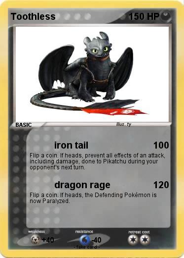 Pokémon Toothless 603 603 - iron tail - My Pokemon Card