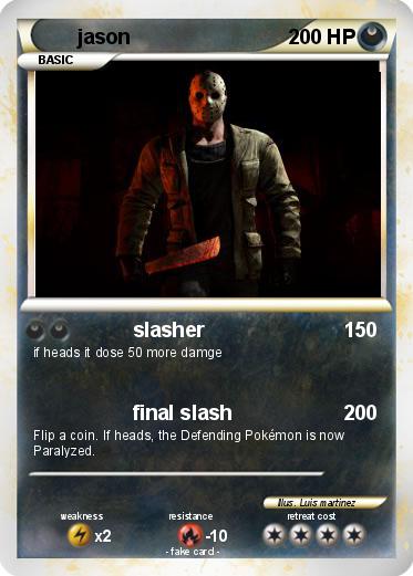 Pokémon jason 1392 1392 - slasher - My Pokemon Card