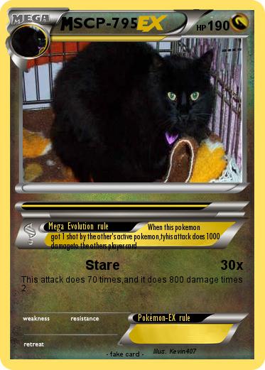 Pokémon SCP 795 795 - Stare - My Pokemon Card