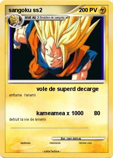 Pokémon sangoku ss2 12 12 - vole de superd decarge - Ma carte Pokémon