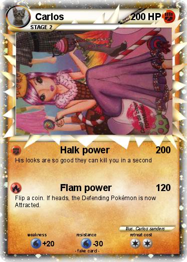 Pokémon Carlos 188 188 - Halk power - My Pokemon Card