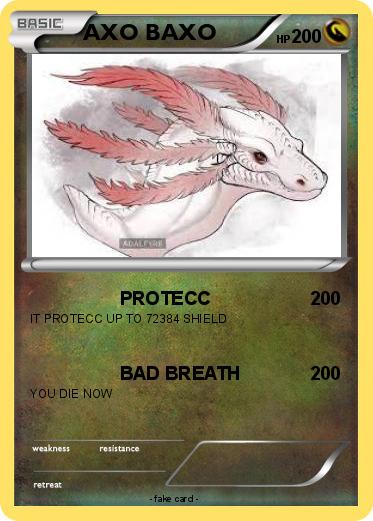 Pokémon AXO BAXO - PROTECC - My Pokemon Card