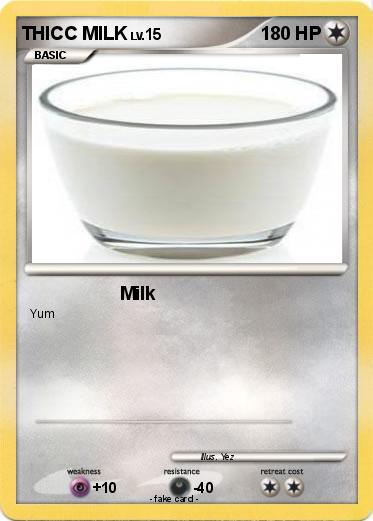 Pokémon THICC MILK - Milk - My Pokemon Card