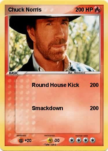 Pokémon Chuck Norris 1811 1811 - Round House Kick - My Pokemon Card