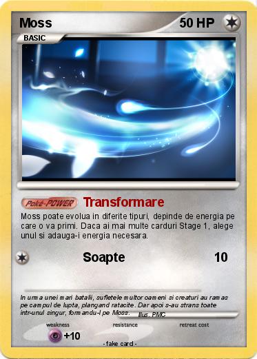 Pokémon Moss 8 8 - Transformare - My Pokemon Card