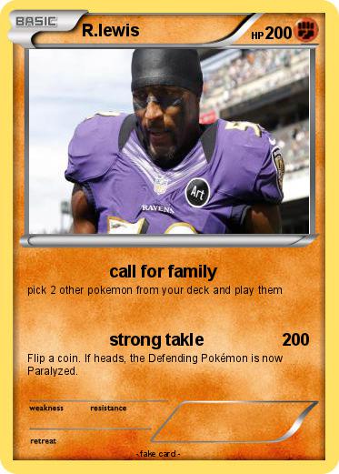 Pokémon R lewis 1 1 - call for family - My Pokemon Card