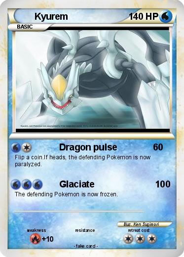 Pokémon Kyurem 287 287 - Dragon pulse - My Pokemon Card