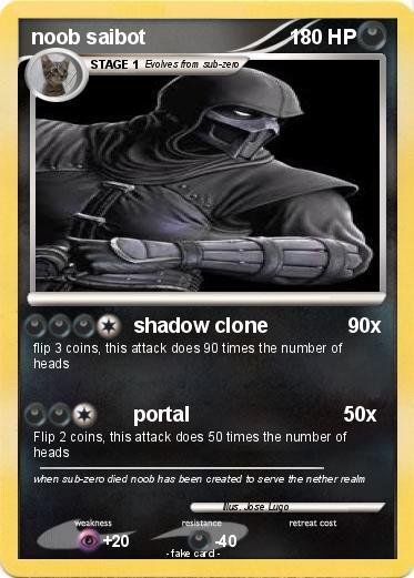 Pokémon noob saibot 10 10 - shadow clone 90x - My Pokemon Card