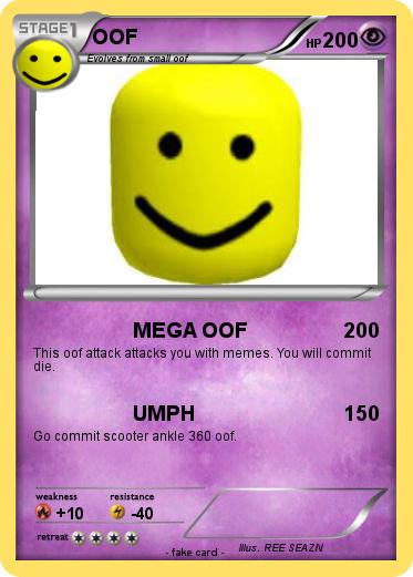 Pokémon OOF 154 154 - MEGA OOF - My Pokemon Card