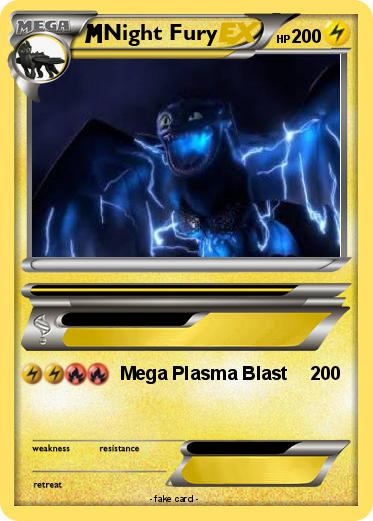 Pokémon Night Fury 276 276 - Mega Plasma Blast - My Pokemon Card