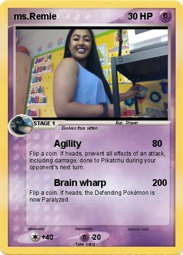 Pokémon ms Remie - Agility - My Pokemon Card