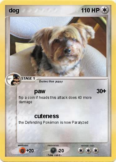 Pokémon dog 933 933 - paw - My Pokemon Card