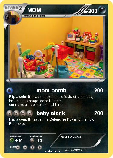 Pokémon MOM 580 580 - mom bomb - My Pokemon Card