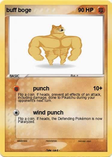 Pokémon buff boge - punch - My Pokemon Card