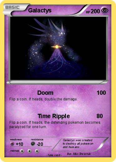 Pokémon Galactys 1 1 - Doom - My Pokemon Card