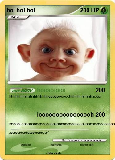 Pokémon hoi hoi hoi 1 1 - hoioioioioi - My Pokemon Card
