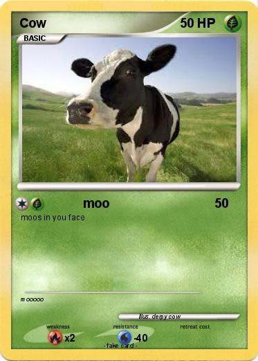 Pokémon Cow 434 434 - moo - My Pokemon Card
