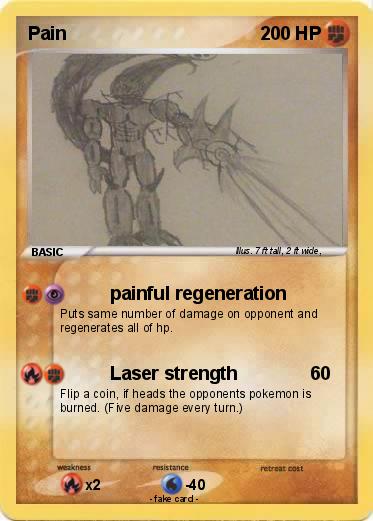 Pokémon Pain 306 306 - painful regeneration - My Pokemon Card