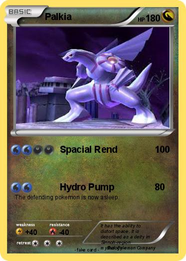Pokémon Palkia 3936 3936 - Spacial Rend - My Pokemon Card