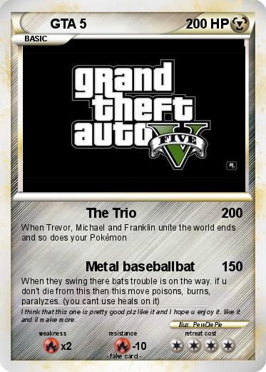 Pokémon GTA 5 53 53 - The Trio - My Pokemon Card