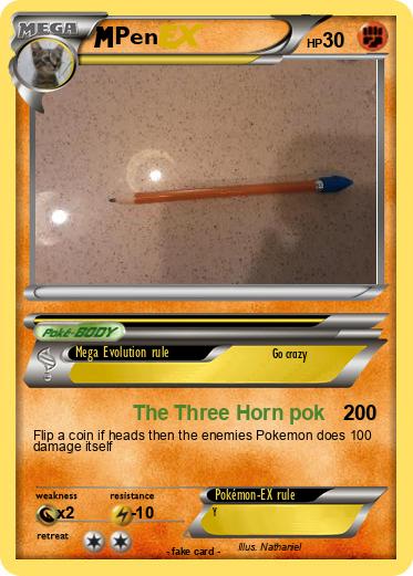 Pokémon Pen 95 95 - The Three Horn pok - My Pokemon Card